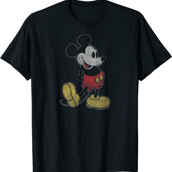Tops | Disney Mickey Mouse Classic Fade Pose | Poshmark